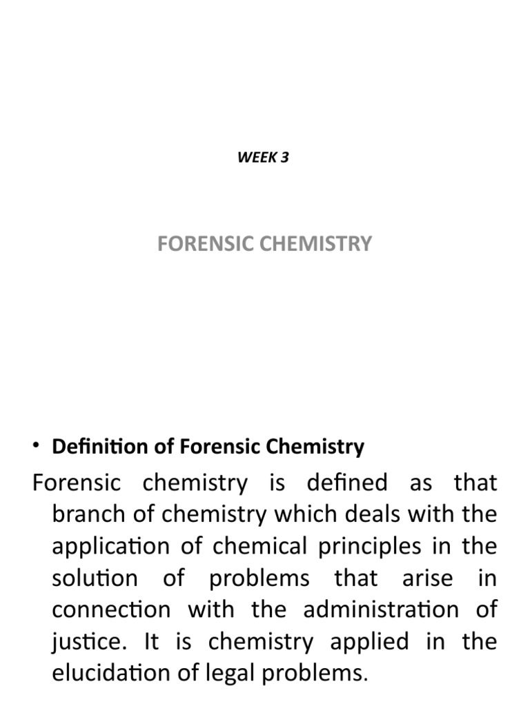 Manuscript Forensic Chem 3 | PDF | Forensic Science | Chromatography