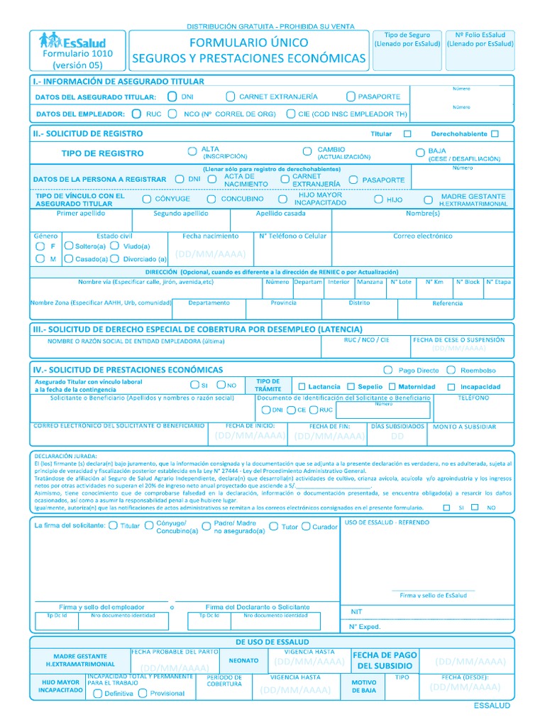 Formulario 1010 v5 | PDF