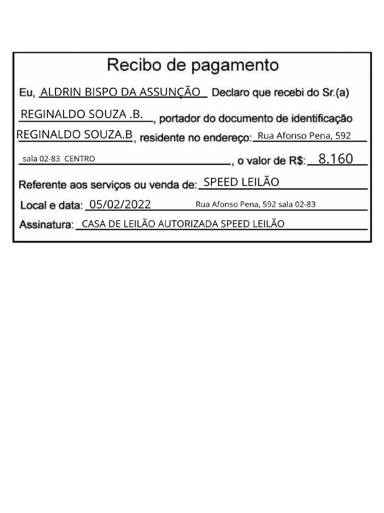 Recibo de Pagamento | PDF