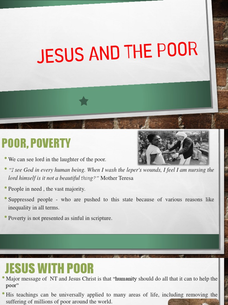 Jesus and Poor | Download Free PDF | Jesus | Gospel Of Luke