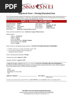 Cgfns Application Form | PDF | Nursing | Medicine