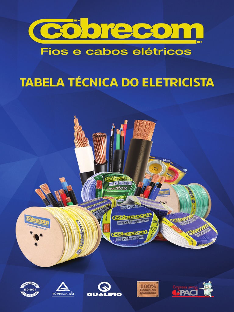 Especificações técnicas de fios e cabos elétricos | PDF | Corrente ...