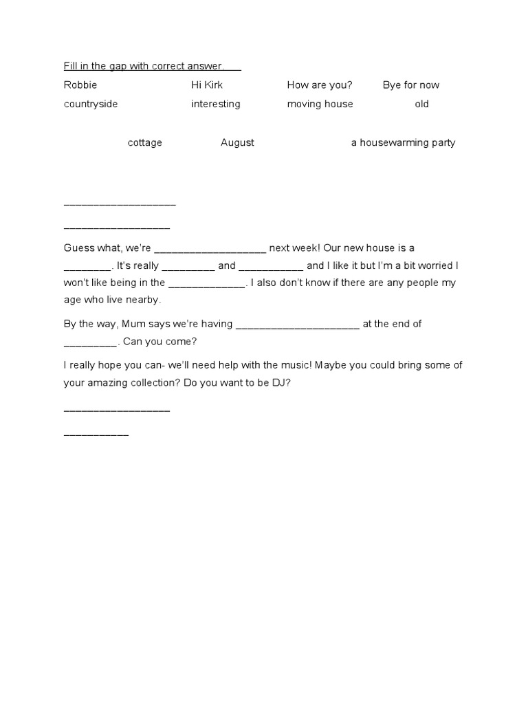 A Place Call Home-Informal Letter | PDF