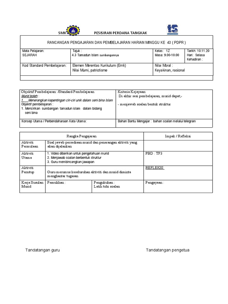 RPH Selepas Exam | PDF