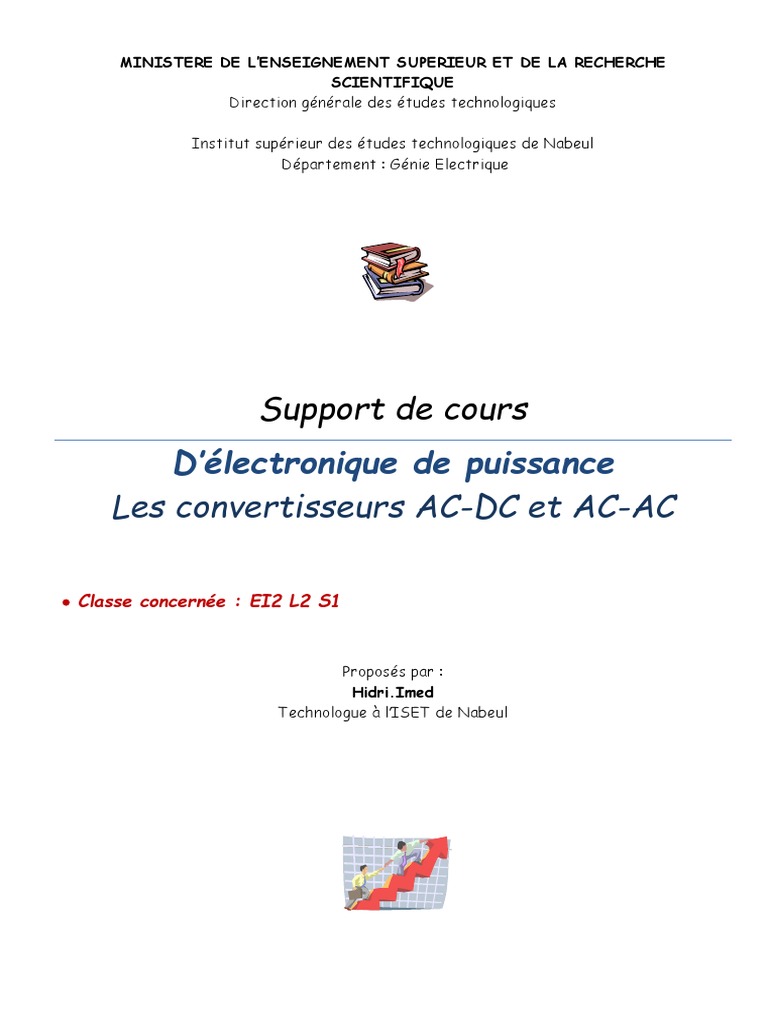 EP Cours | Descargar gratis PDF | Redresseur | Grandeur physique
