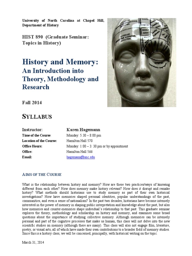 History and Memory:: An Introduction Into Theory, Methodology and ...