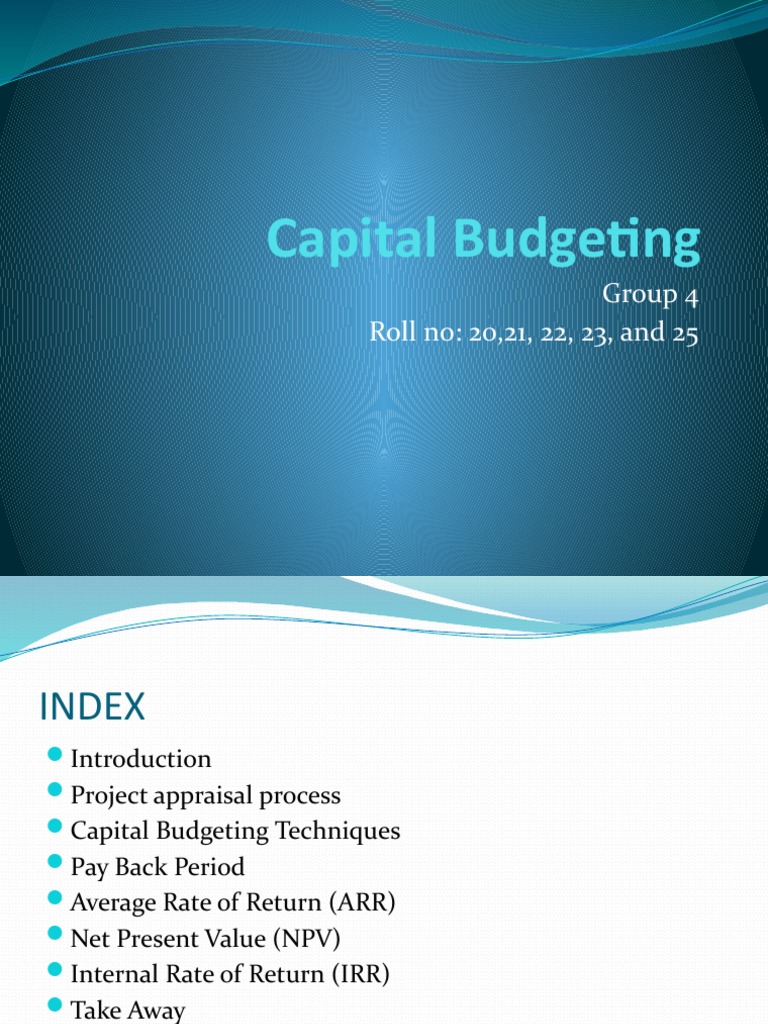 Capital Budgeting V3 | PDF | Net Present Value | Capital Budgeting
