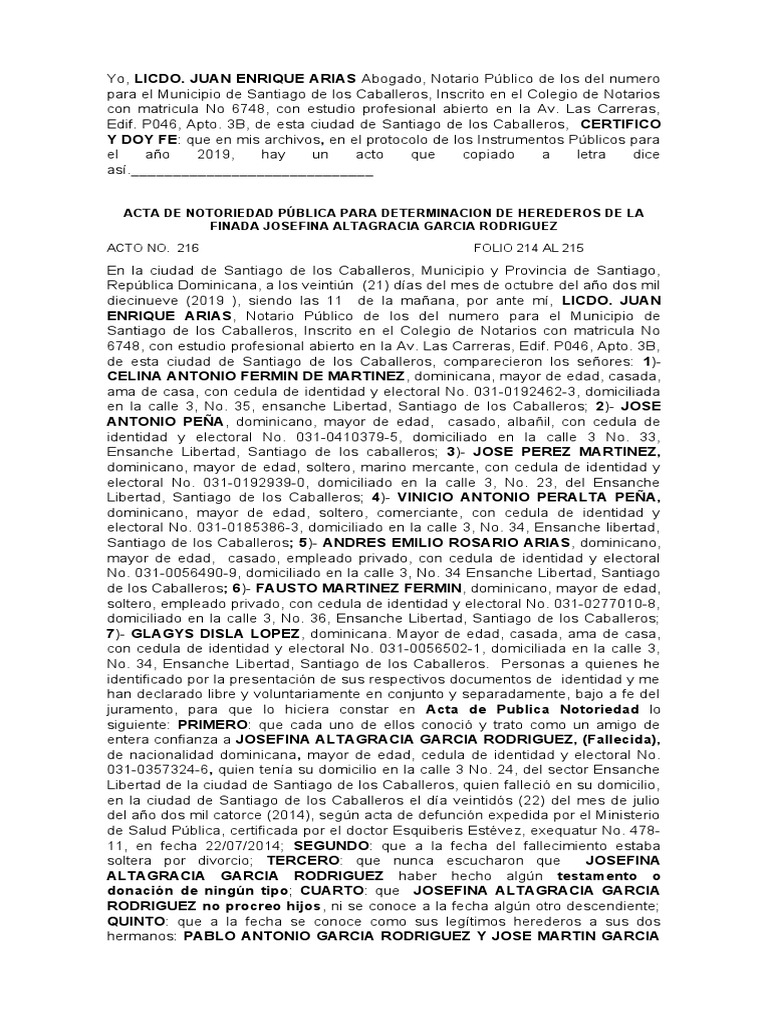 Compulsa Notarial | PDF | Ley común | Derecho Civil (Common Law)