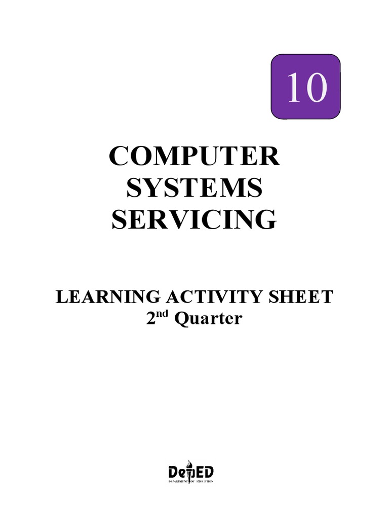 Grade 10 q2 Tle-Cssncii Las | PDF | Operating System | Installation ...