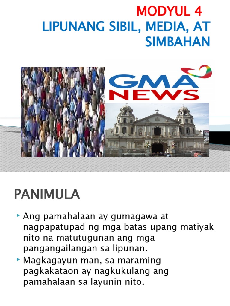 Modyul 4 Lipunang Sibil | PDF