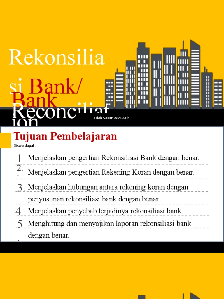 Rekonsiliasi Bank | PDF