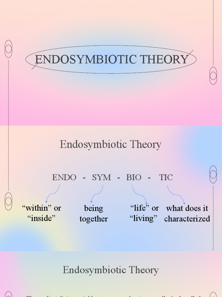Endosymbiotic Theory | PDF