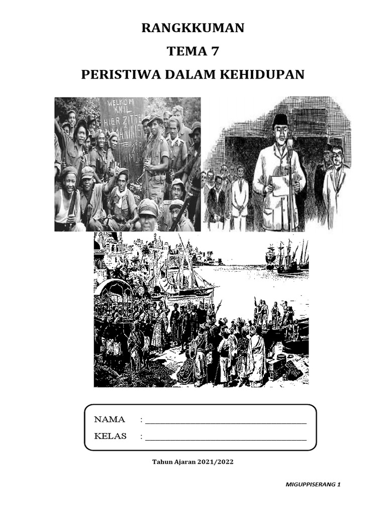 Rangkuman Tema 7: Keberagaman Budaya | PDF
