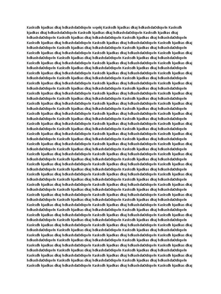 Repeated Text Analysis Document | PDF