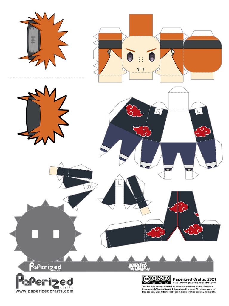 Naruto - Shippuden - Pain Papercraft | PDF