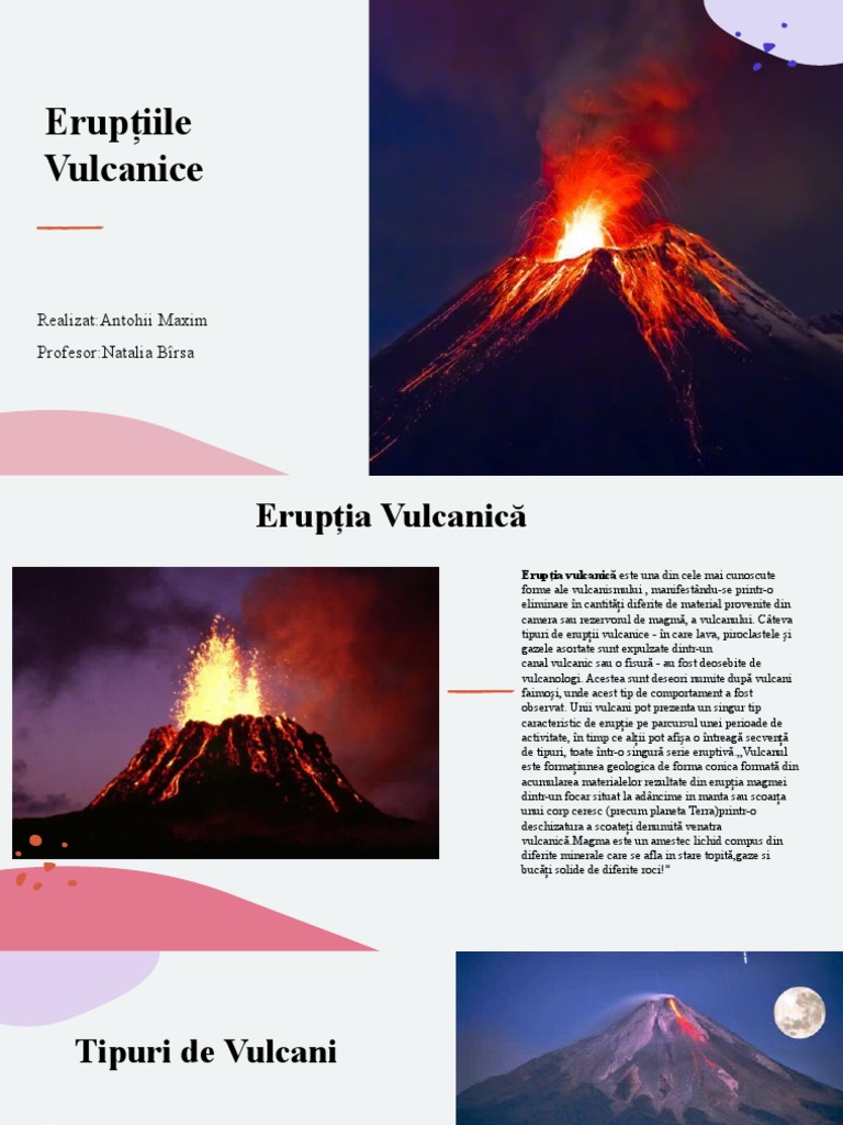 Eruptiile Vulcanice | PDF