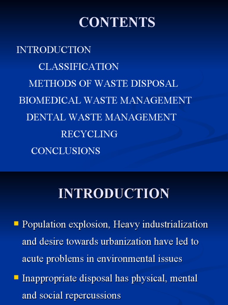 Waste Disposal Methods Overview | PDF | Sewage Treatment | Waste Management