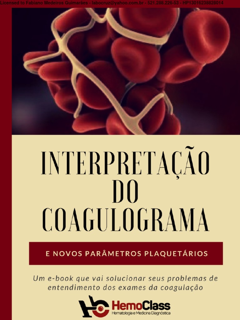 Interpretação Do Coagulograma | PDF | Plaquetas sanguíneas | Coagulação