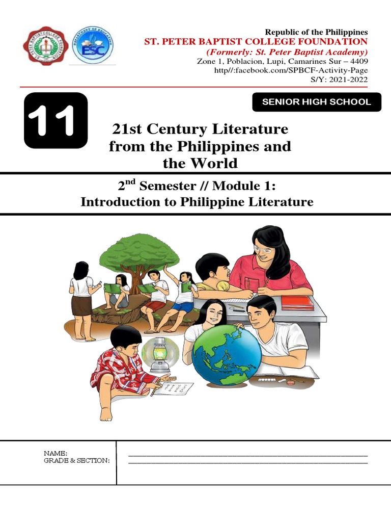 Intro to 21st Century Philippine Literature | PDF | Poetry | Narrative