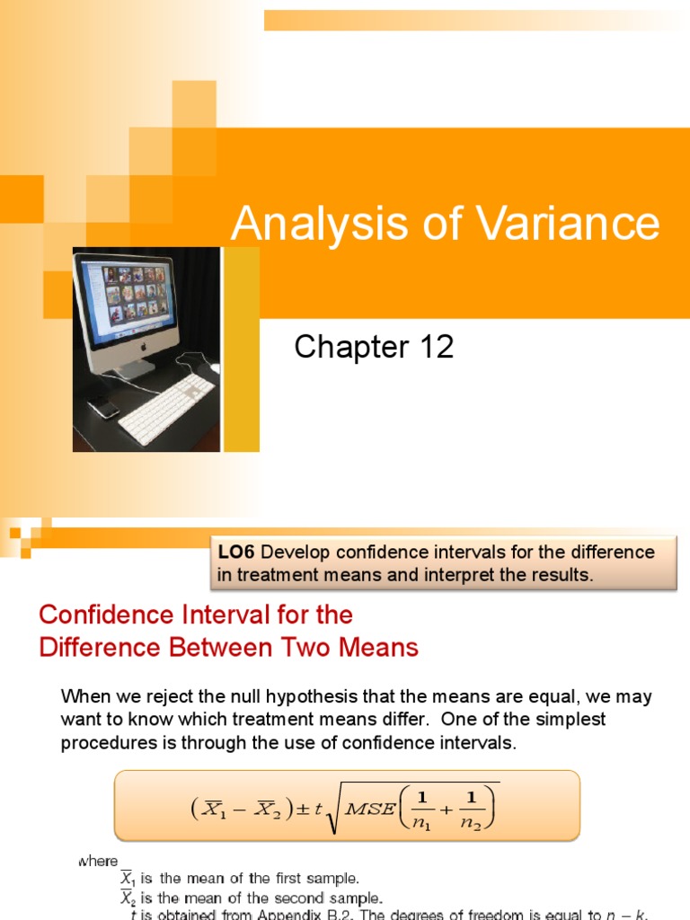 Anova Parte 2 | PDF | Analysis Of Variance | Confidence Interval
