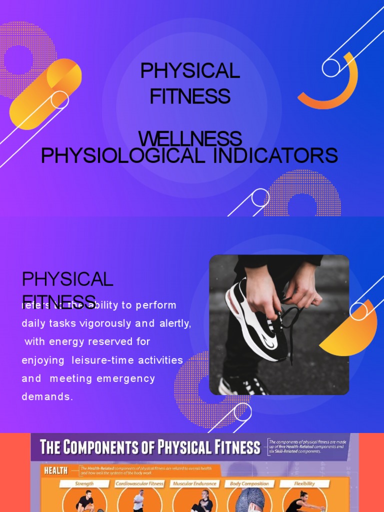 Physical Fitness Wellness Physiological Indicators | PDF | Blood ...