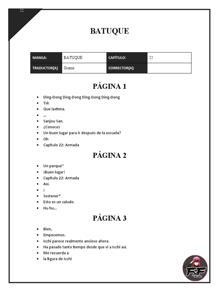 Batuque Capitulo 22 | PDF