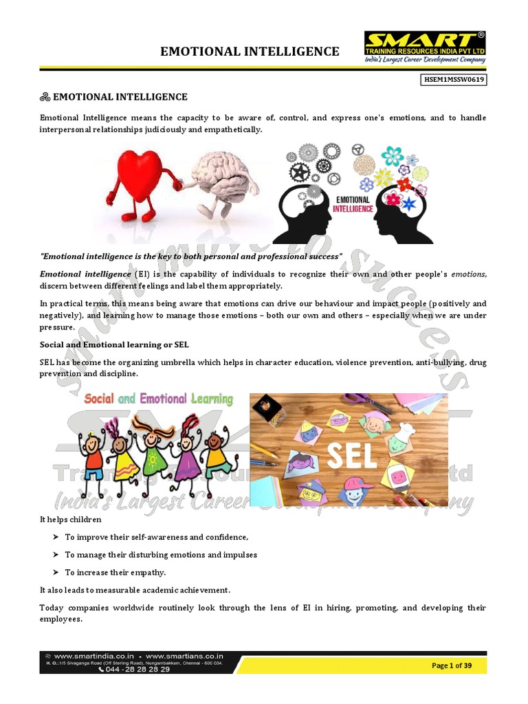 Understanding Emotional Intelligence | PDF | Brainstorming | Emotional ...