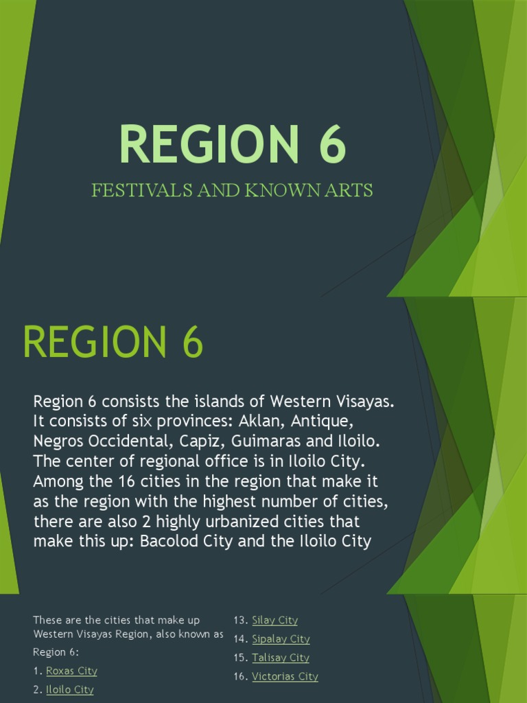 Region 6 Festivals and Arts Overview | PDF | Business | Travel