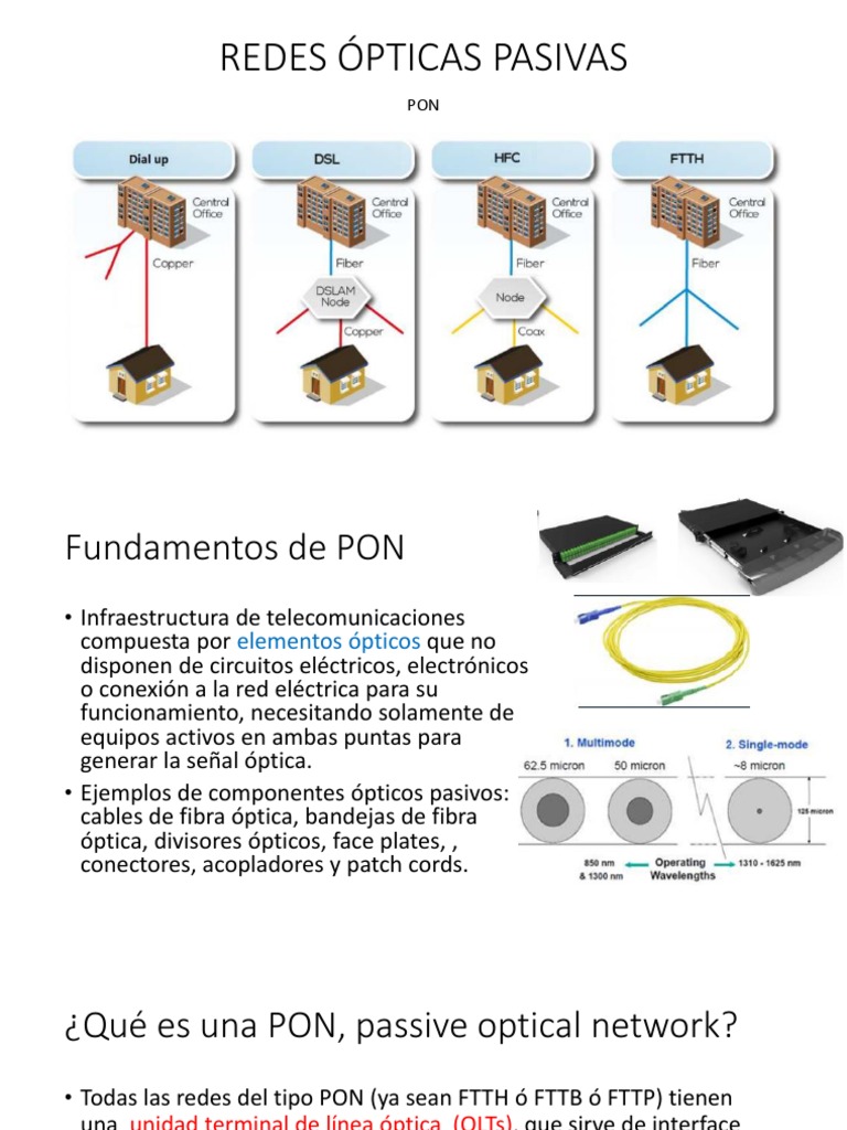 U1 - xPON | PDF | Protocolos de internet | Protocolos de comunicaciones