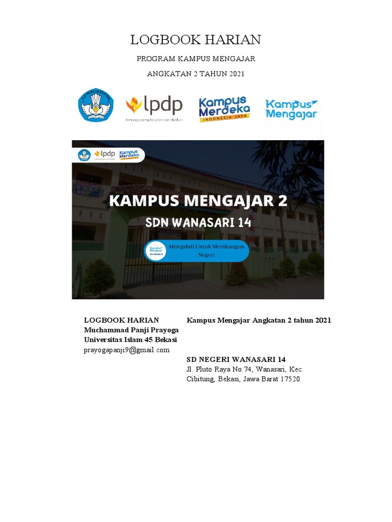 Logbook 1 November | PDF