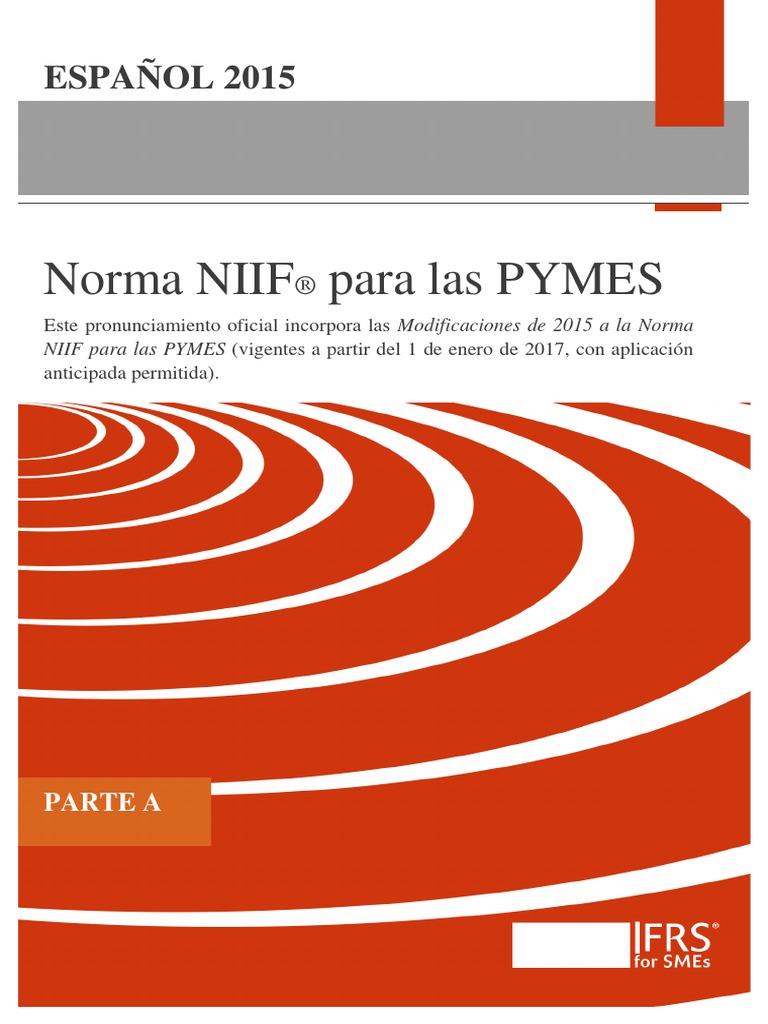 Resumen de Niif para Pymes 2015 | PDF | normas internacionales de INFORMACION FINANCIERA ...