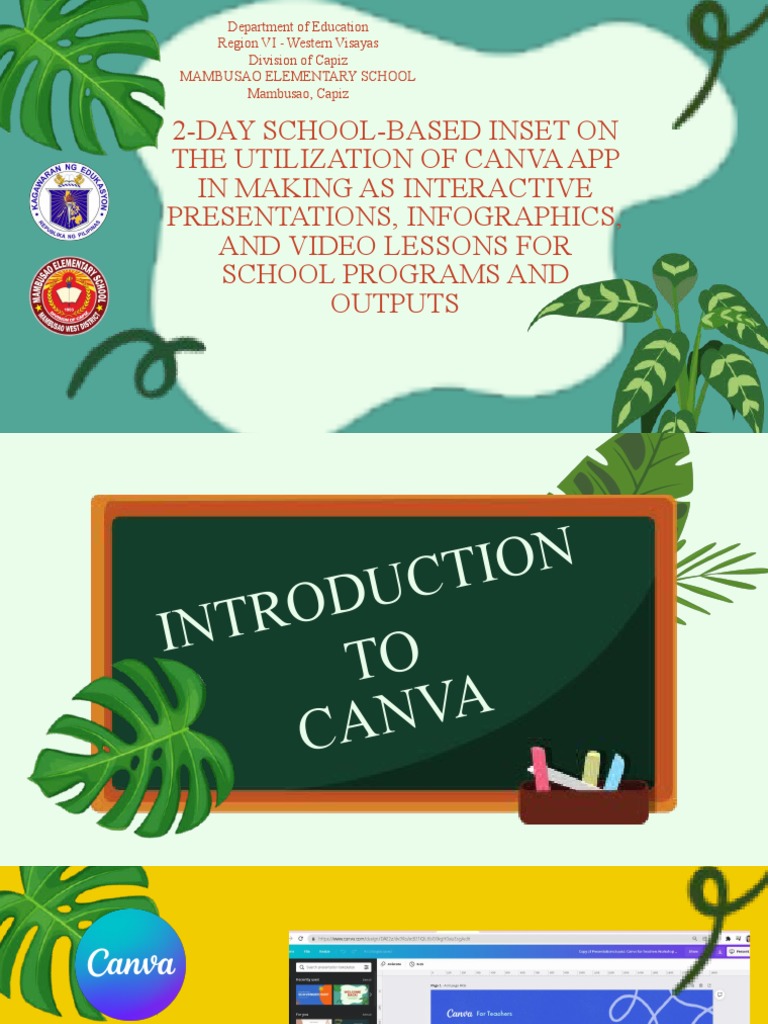 Inset 2022-Intro To Canva | PDF
