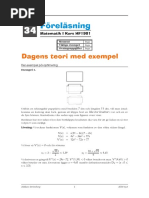 Formelblad - Matematik - 3 2021 | PDF