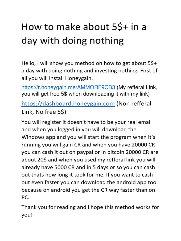 How To Make 5 A Day PDF