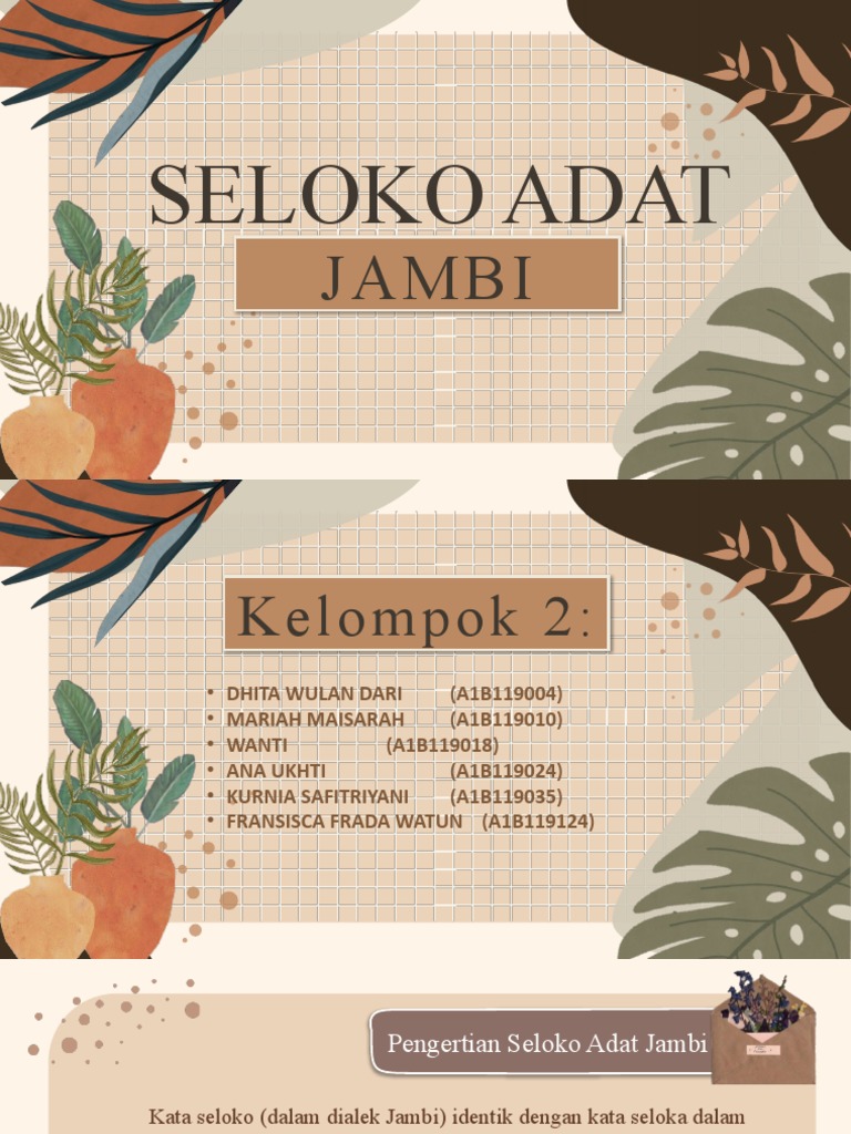 Seloko Adat | PDF