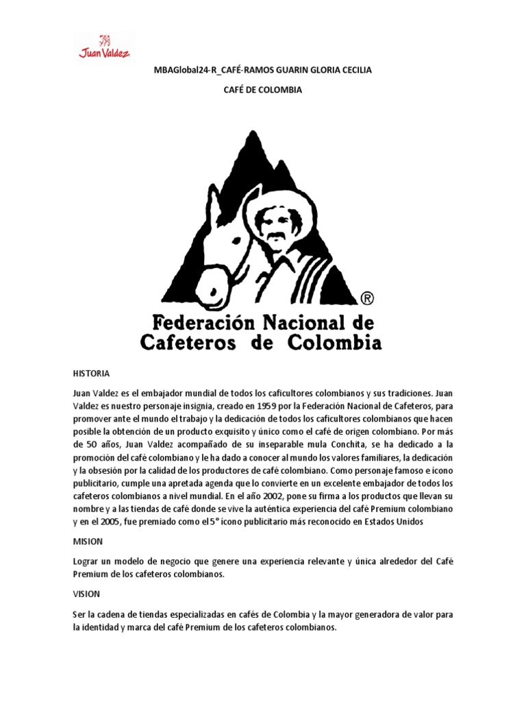 Cafe Colombia Pdf Café Colombia