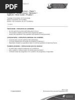 IB - English B - Standard Level - Paper 2 - Reading Comprehension | PDF ...