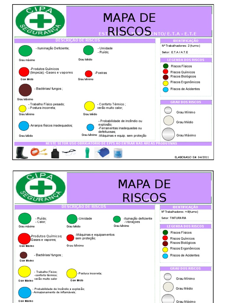 Mapas de Risco | Download grátis PDF | Calor | Laboratórios
