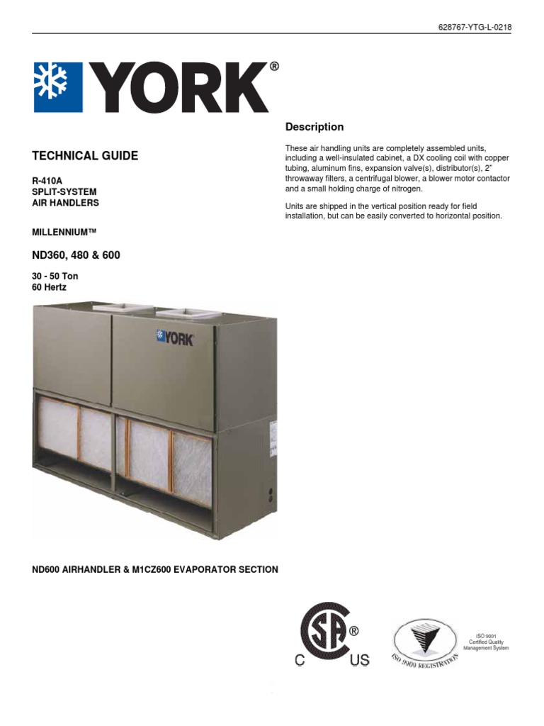 Guia Tcnica YORK ND MILLENNIUM Series | PDF | Building Engineering ...