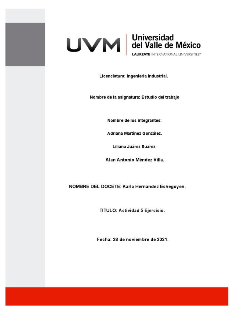 Actividad 5 Ejercicio. | PDF | Software