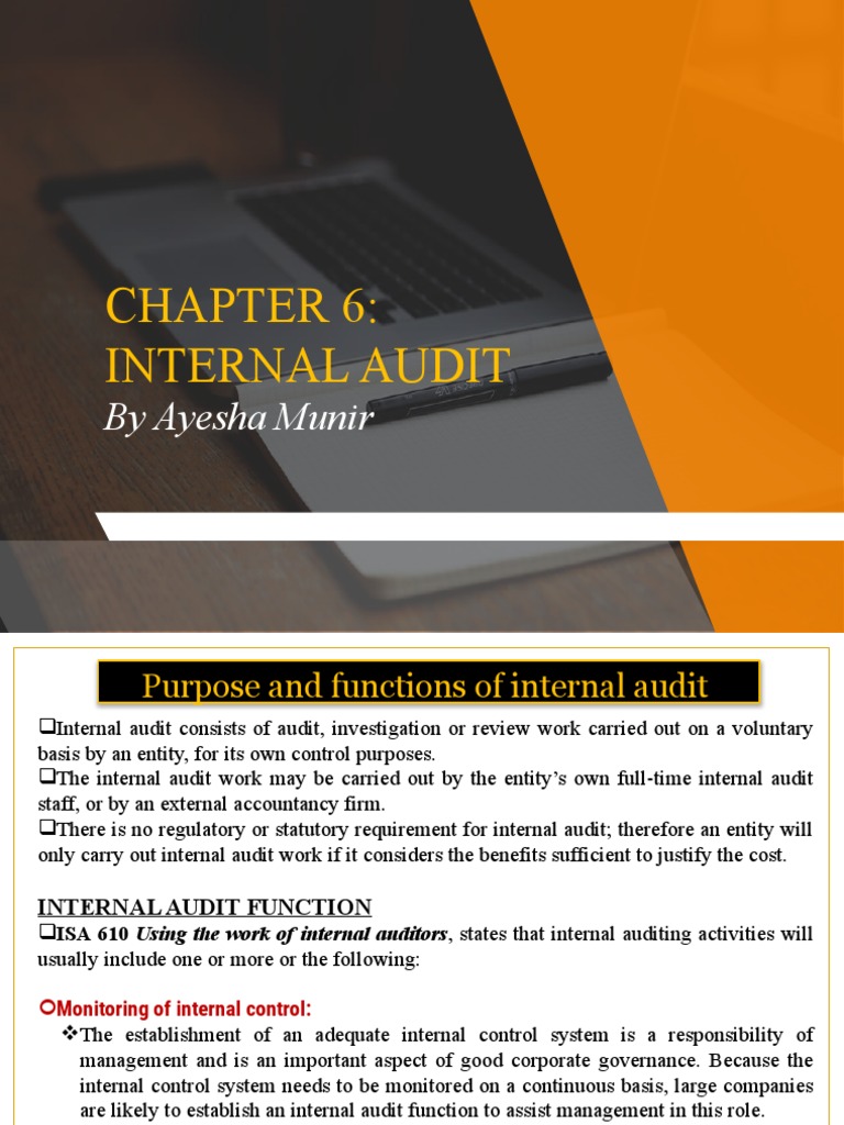 CHAPTER 6. Internal Audit | PDF | Audit | Internal Audit