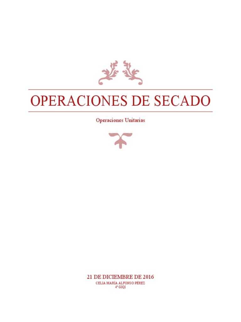 Secado Pdf Humedad Agua