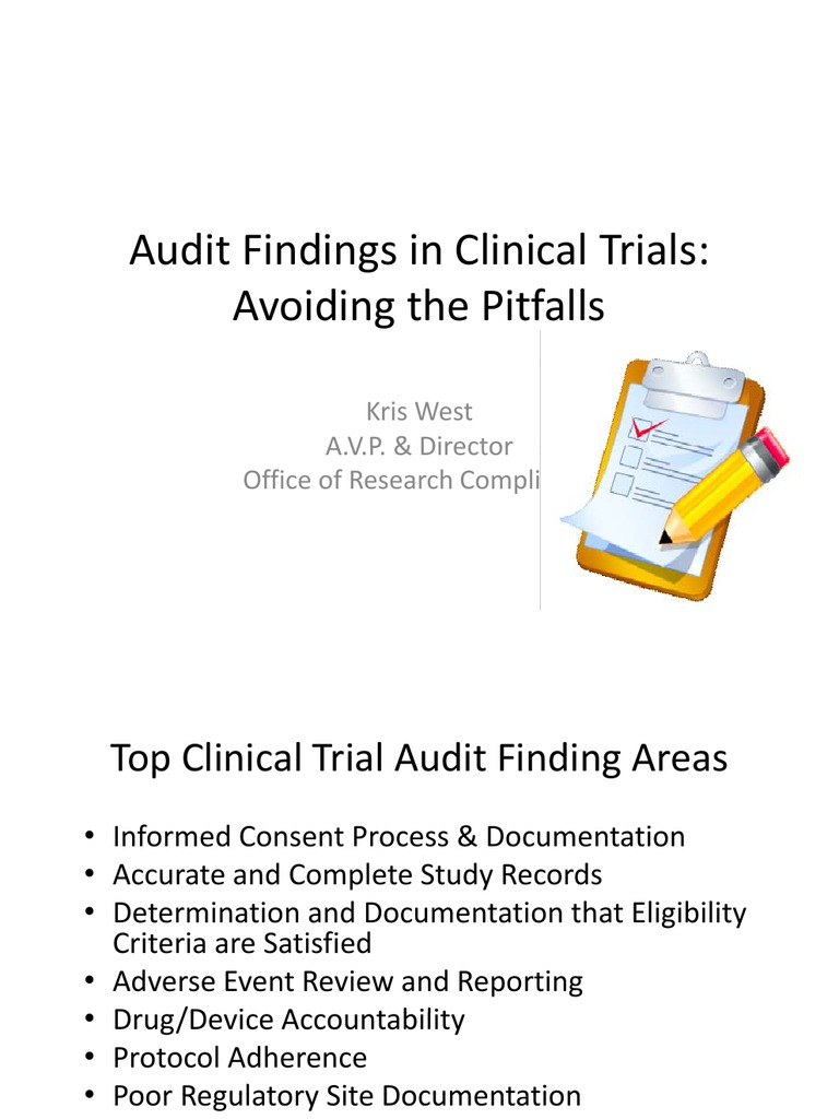 Audit Findings in Clinical Trials | PDF | Institutional Review Board ...