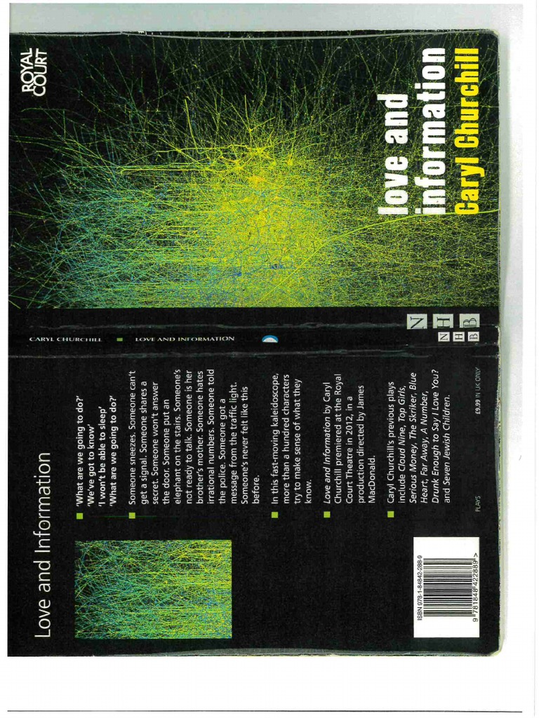 Love and Information Script | PDF