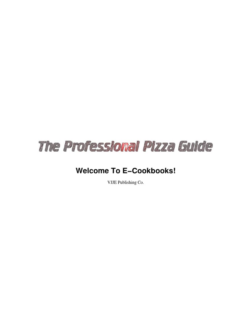 Professional Pizza Guide | PDF | Pizza | Tomato Sauce