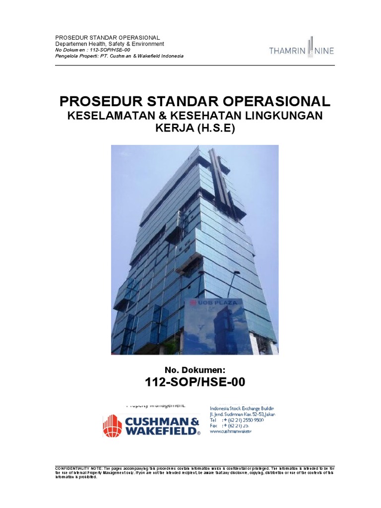 112-HSE-SOP Induk | PDF | Cognition | Cognitive Science