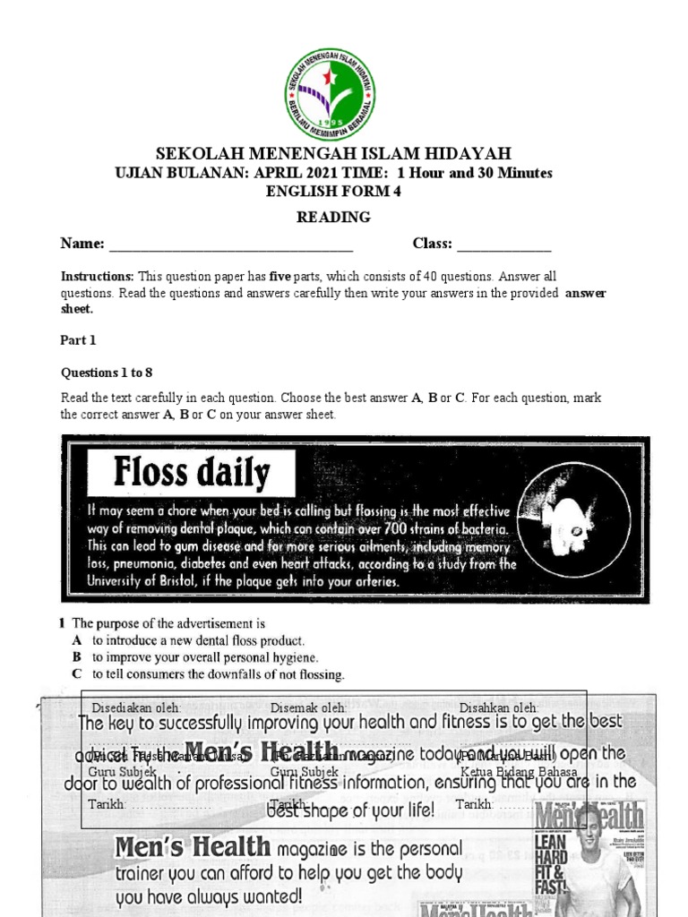 Form 4 UB1 2020 | PDF