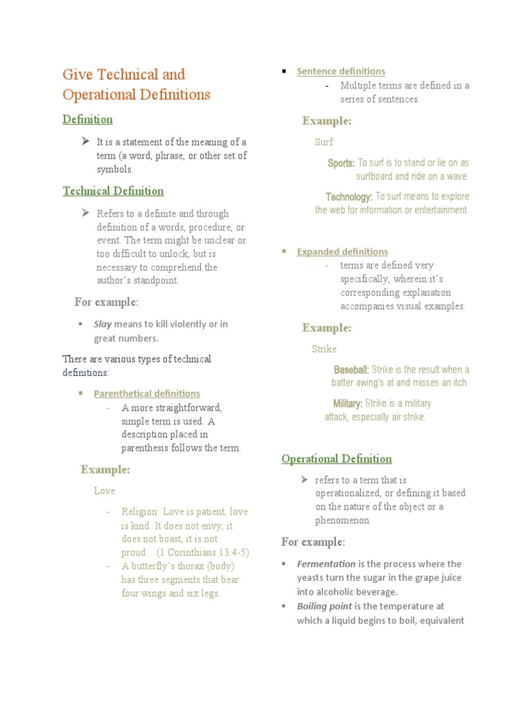 English 10 Module 2.6 (Give Technical and Operational Definitions ... English 10 Module 2.6 (Give Technical and Operational Definitions ...