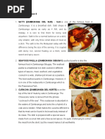 Region 10 Food Delicacies and Accomodations | PDF