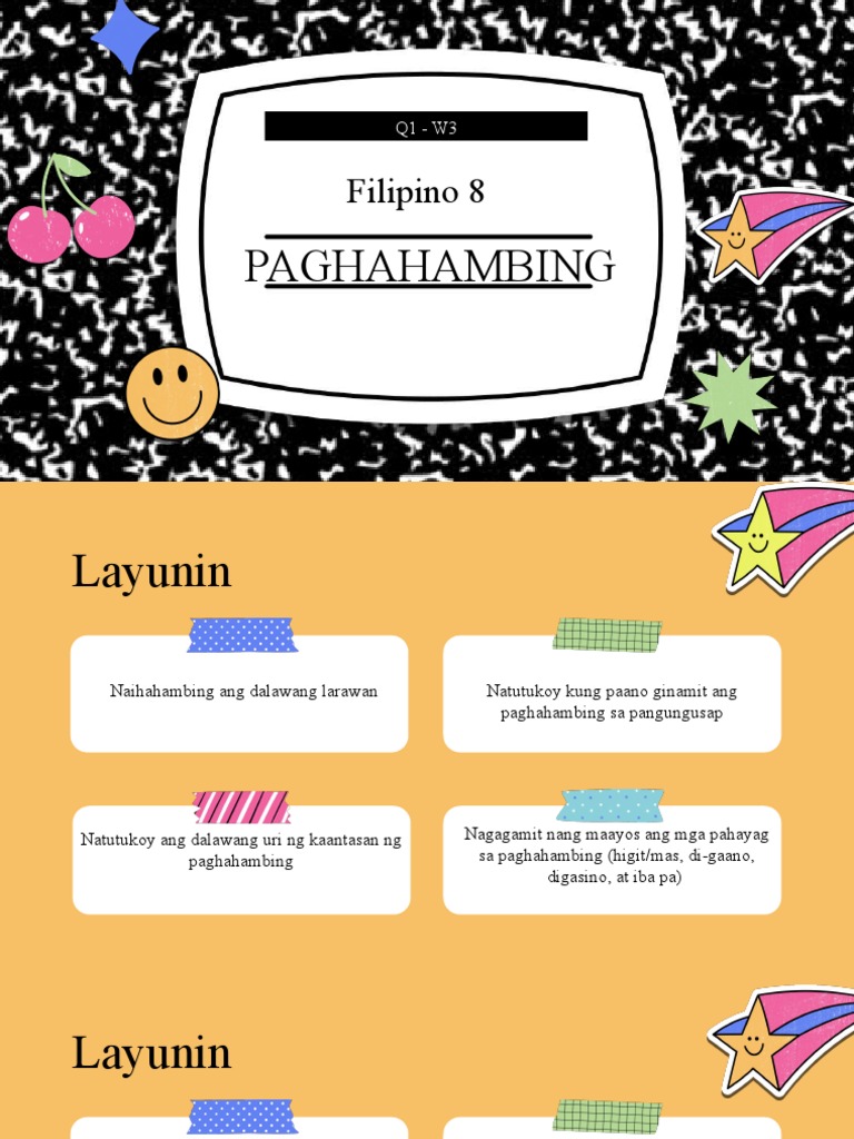 Q1 - W3 (Paghahambing) | PDF